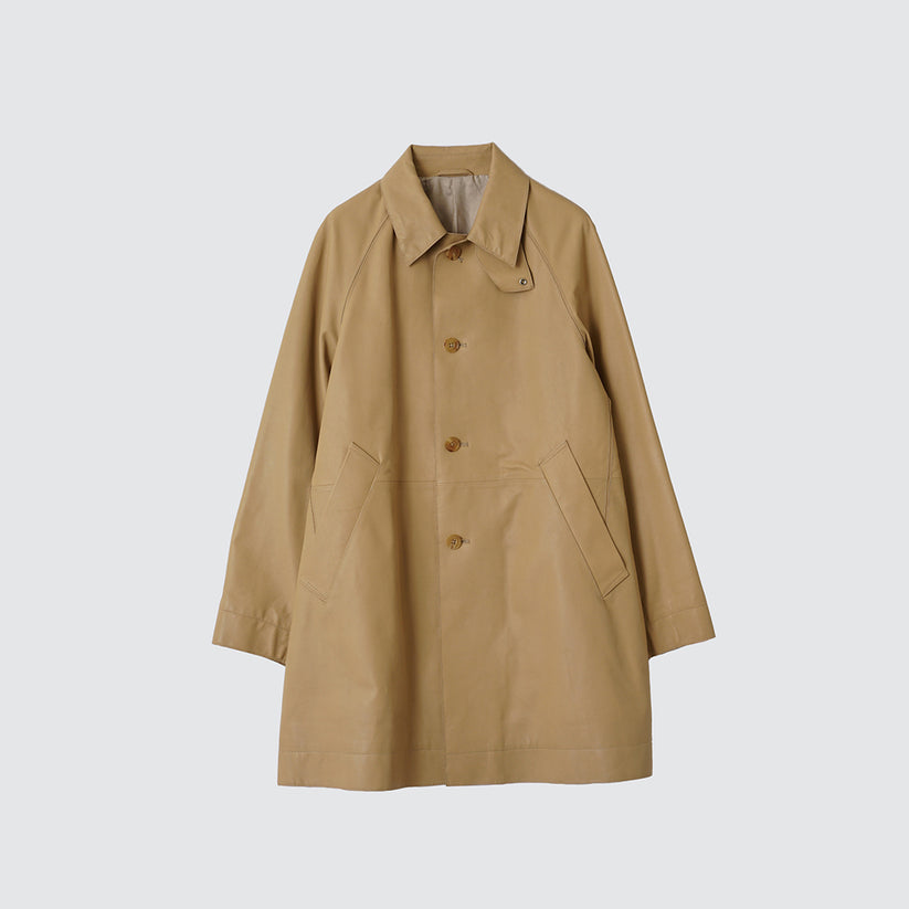 LEATHER CUT-OFF HALF COAT – Harmonia
